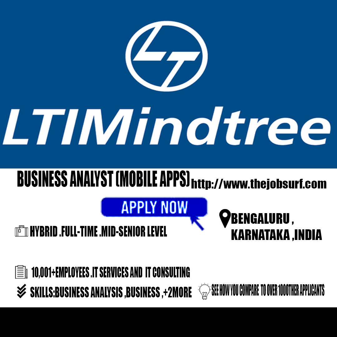 LTIMindtree Latest Jobs - thejobsurf
